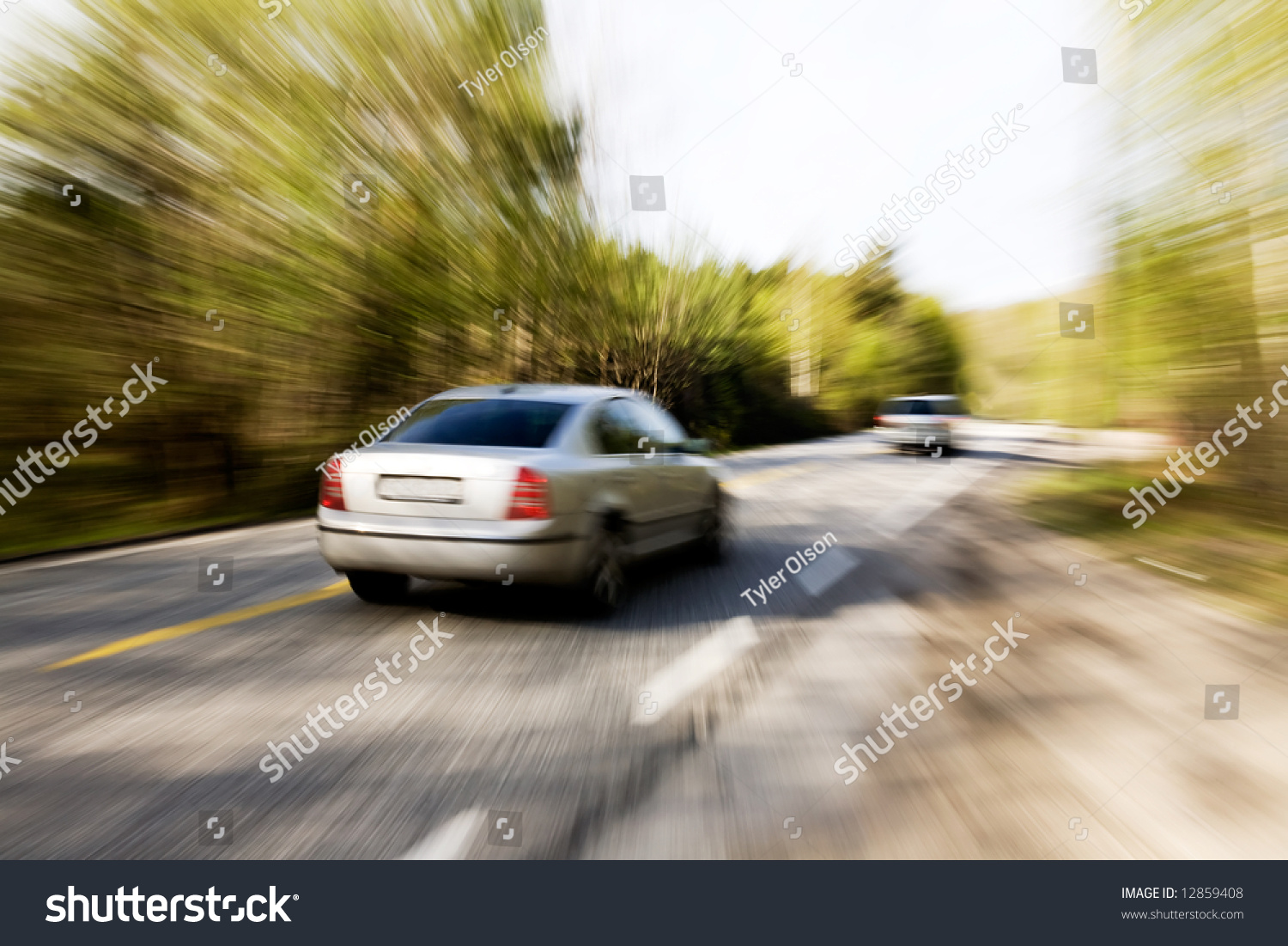 A Motion Blur Image Of A Speeding Car Stock Photo 12859408 : Shutterstock A Motion Blur Image Of A Speeding Car Stock Photo 12859408 : Shutterstock