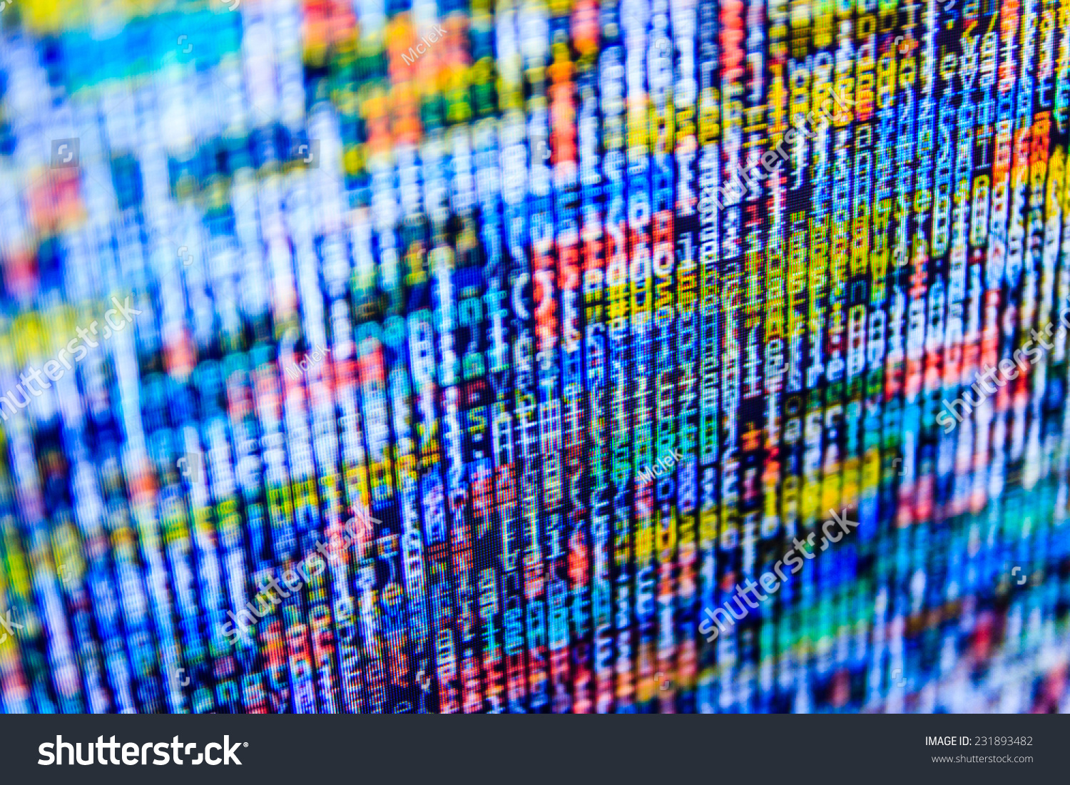 Data Bits Computer Bits Shadow And Dark Vignette Effect Gibberish Dummy Lorem Ipsum Text