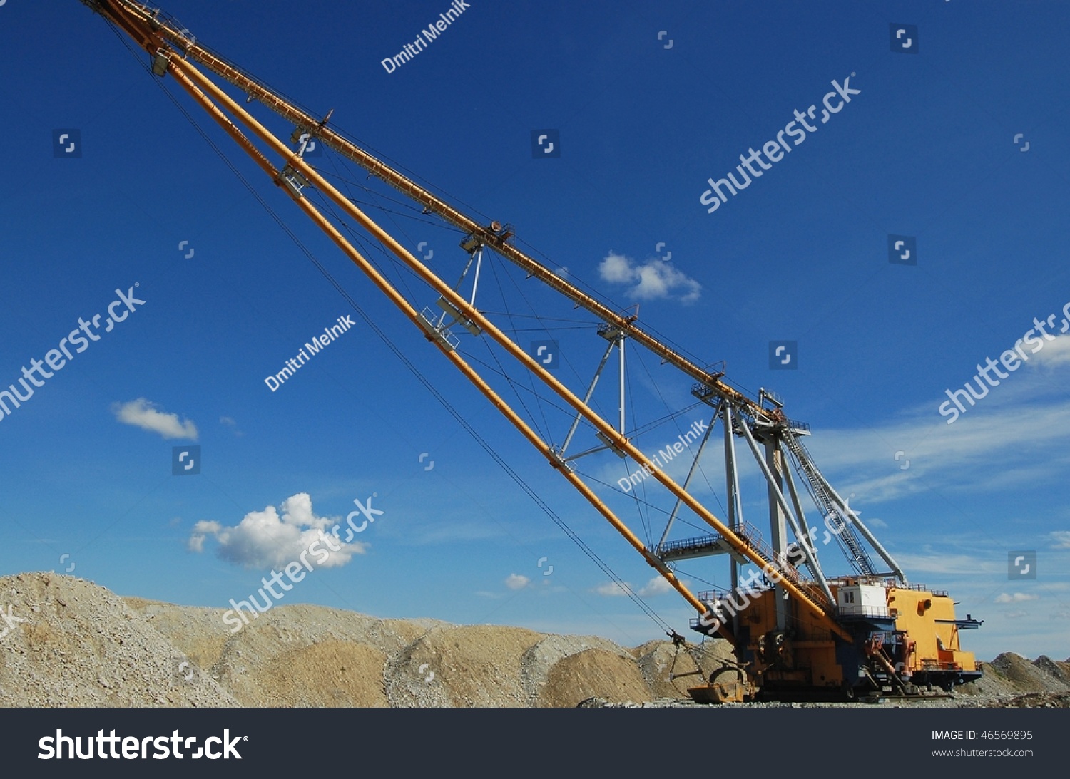 Dragline In Open Cast Mining Quarry Stock Photo 46569895 : Shutterstock Dragline In Open Cast Mining Quarry Stock Photo 46569895 : Shutterstock
