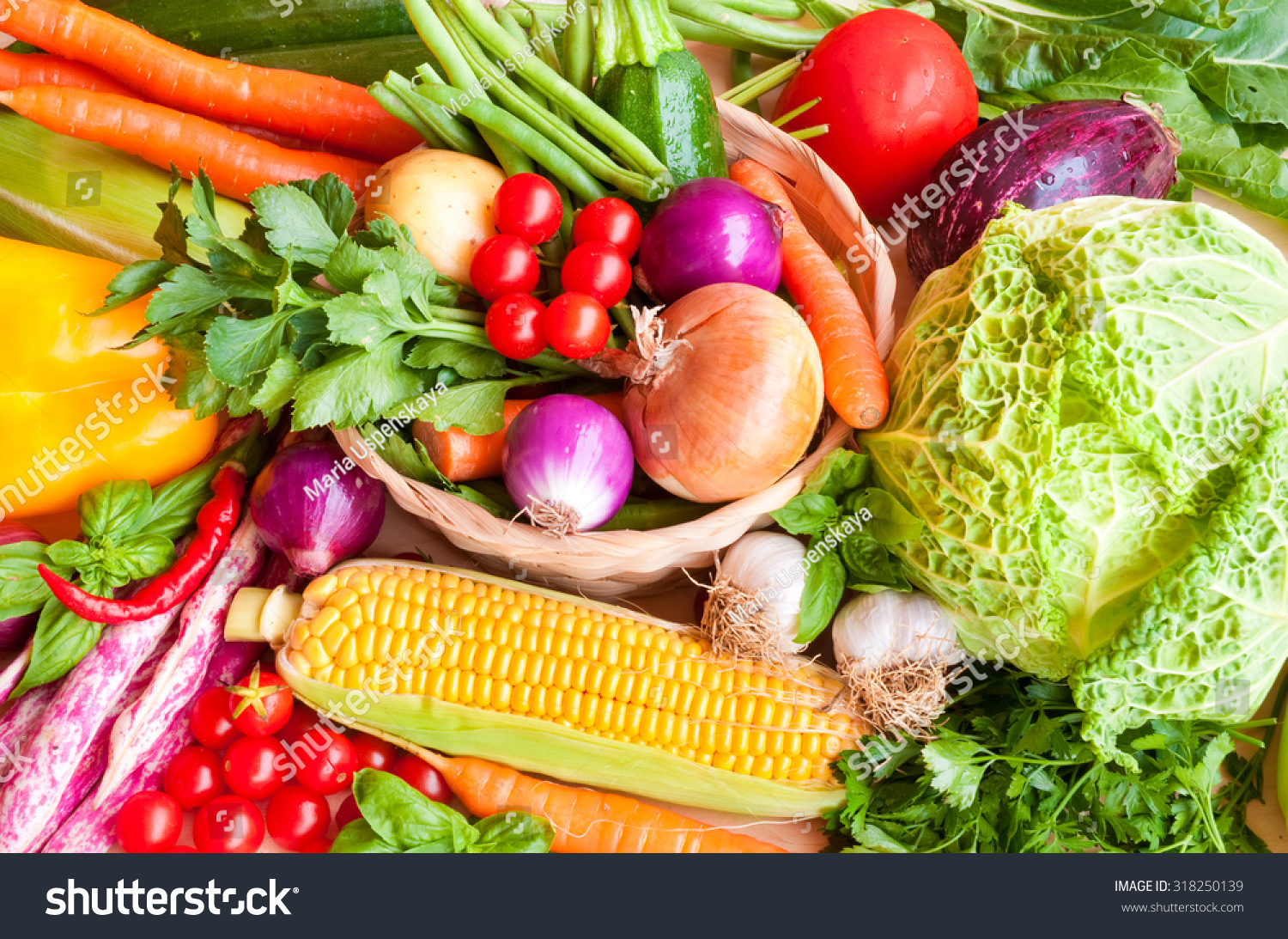 Fresh Assorted Vegetables Stock Photo 318250139 : Shutterstock Fresh Assorted Vegetables Stock Photo 318250139 : Shutterstock