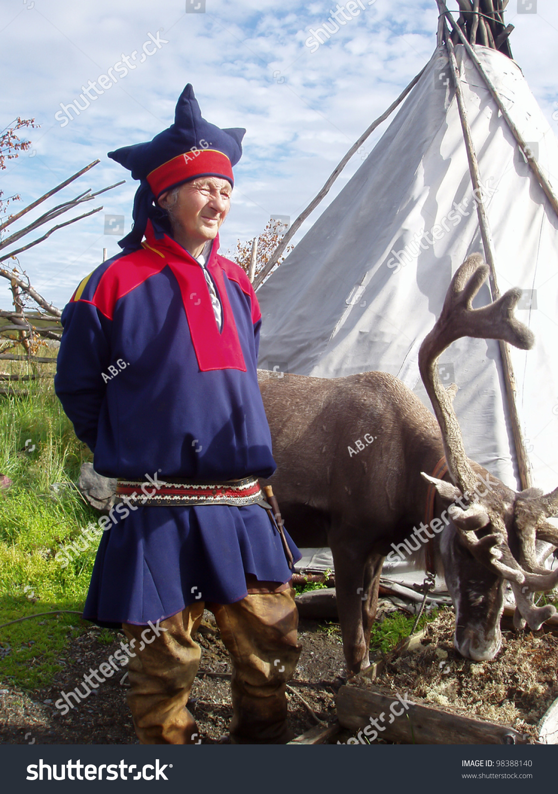 Norway August 8 Man Costume Of The Sami Tribe In Lapland Norway On August 8 2006 They Are