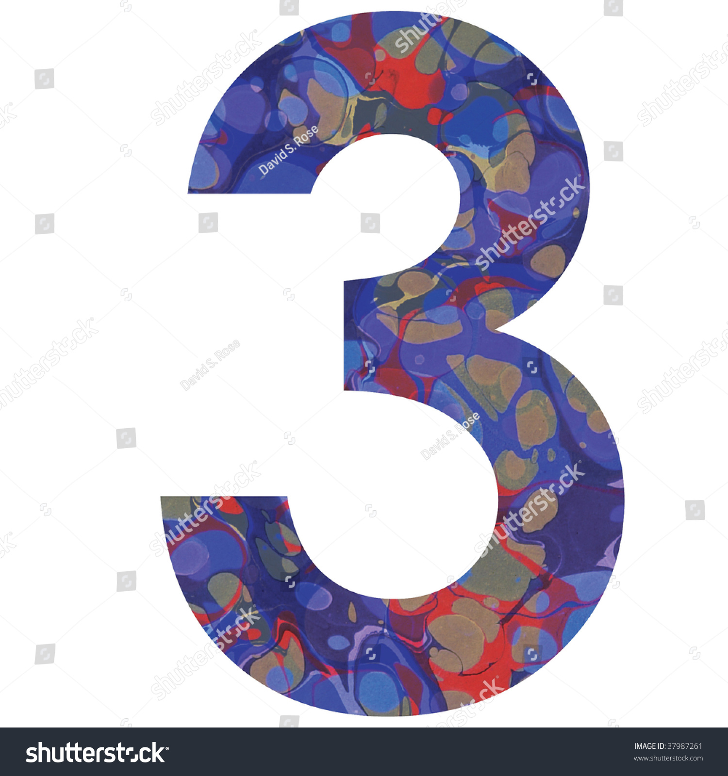 Number Three Symbol Design Stock Photo 37987261 : Shutterstock