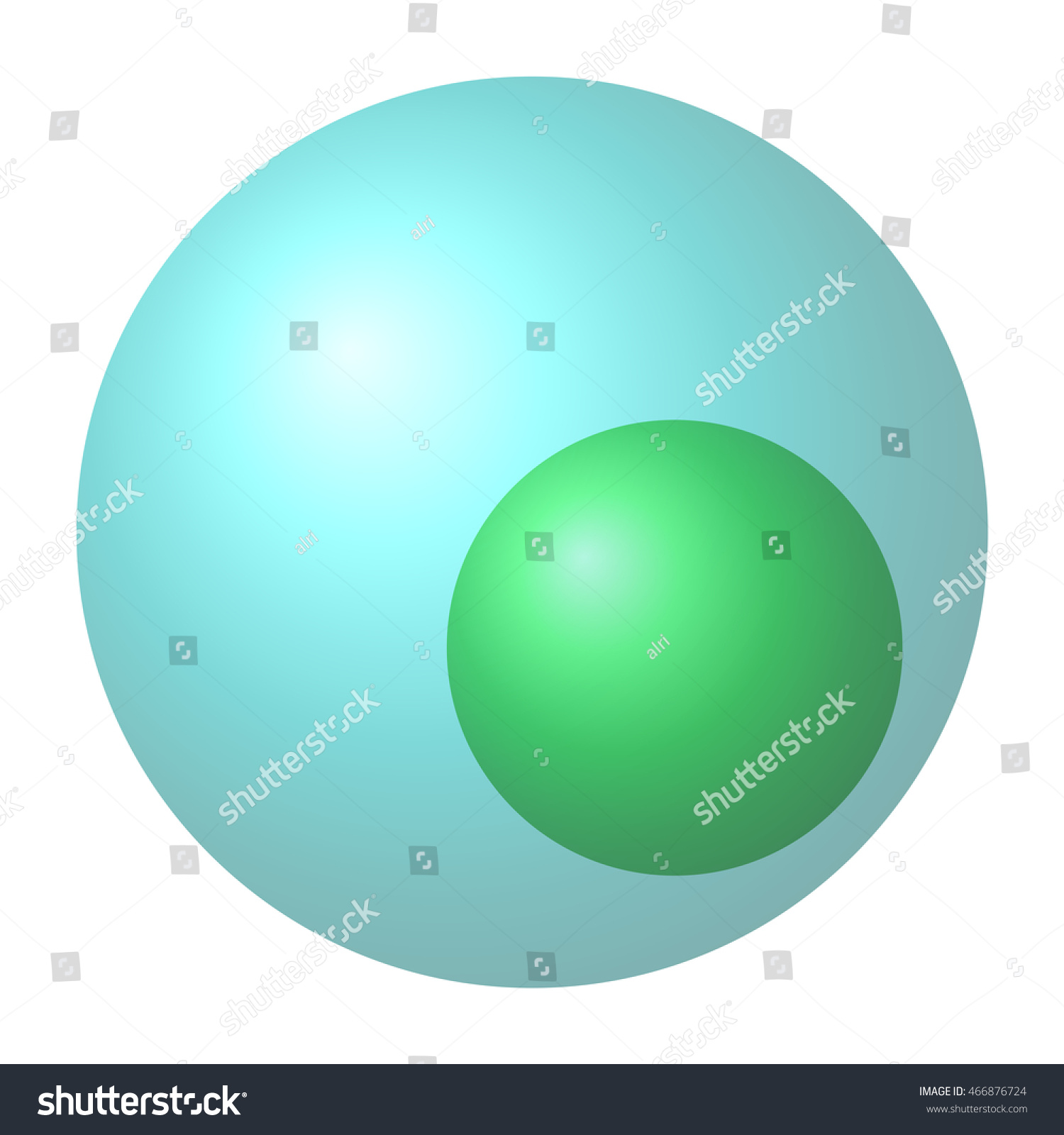 Venn Diagram For Subsets Stock Photo 466876724 : Shutterstock