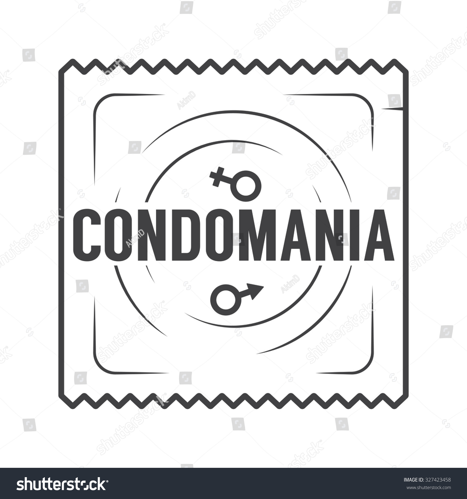 Vintage Condoms Or Sex Labels Logo Badge And Design Elements Illustration 327423458