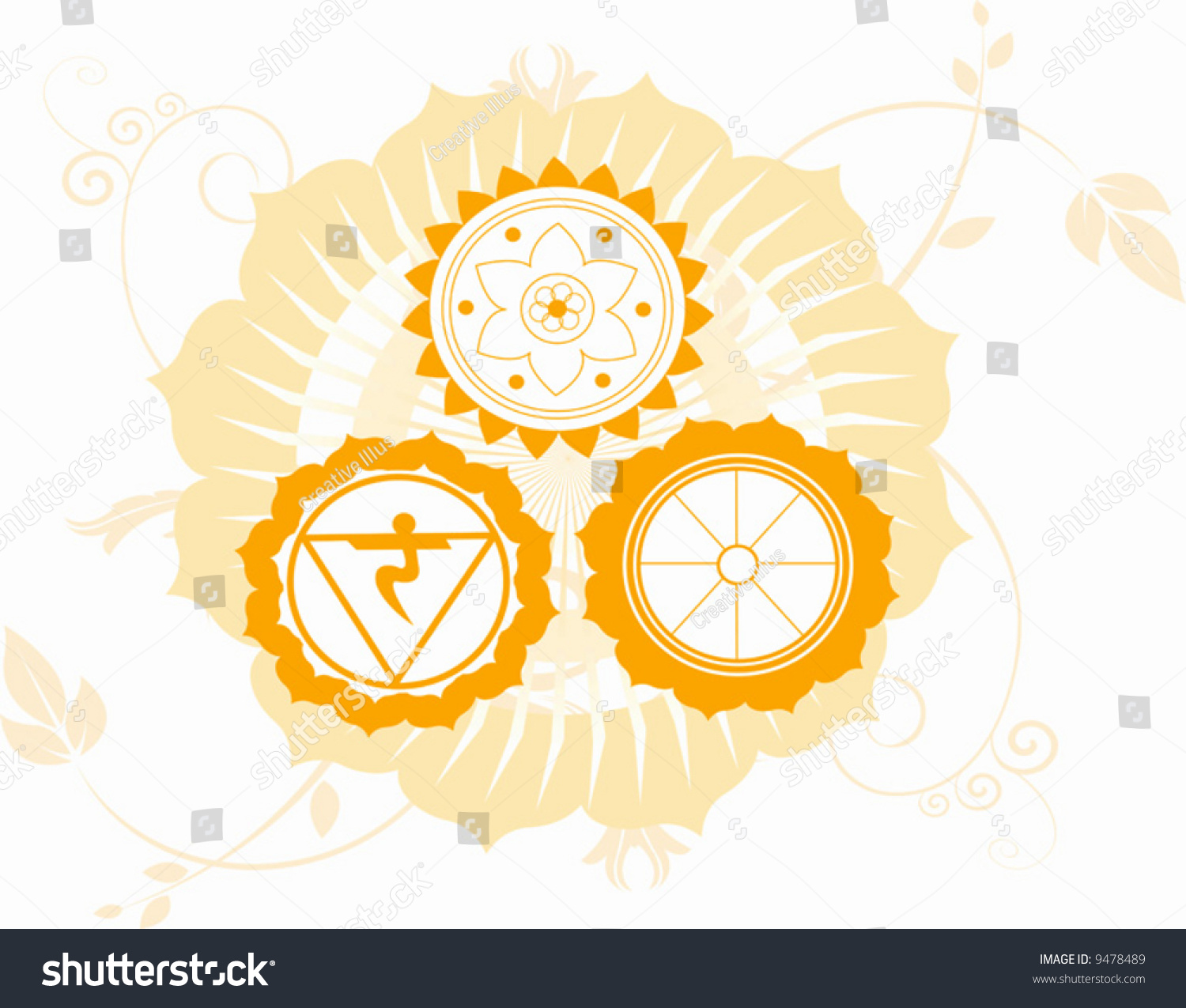 Hindu Religious Symbols Stock Vector Illustration 9478489 : Shutterstock Hindu Religious Symbols Stock Vector Illustration 9478489 : Shutterstock