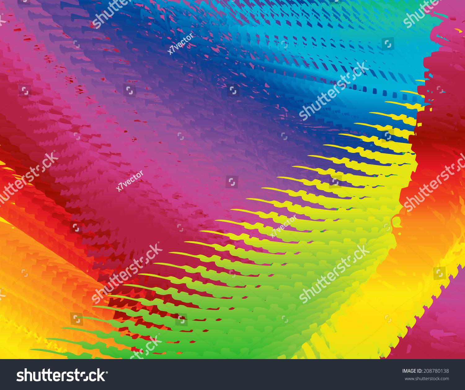 Abstract Spectrum Background Rainbow Spectrum Colors Of Yellow Red