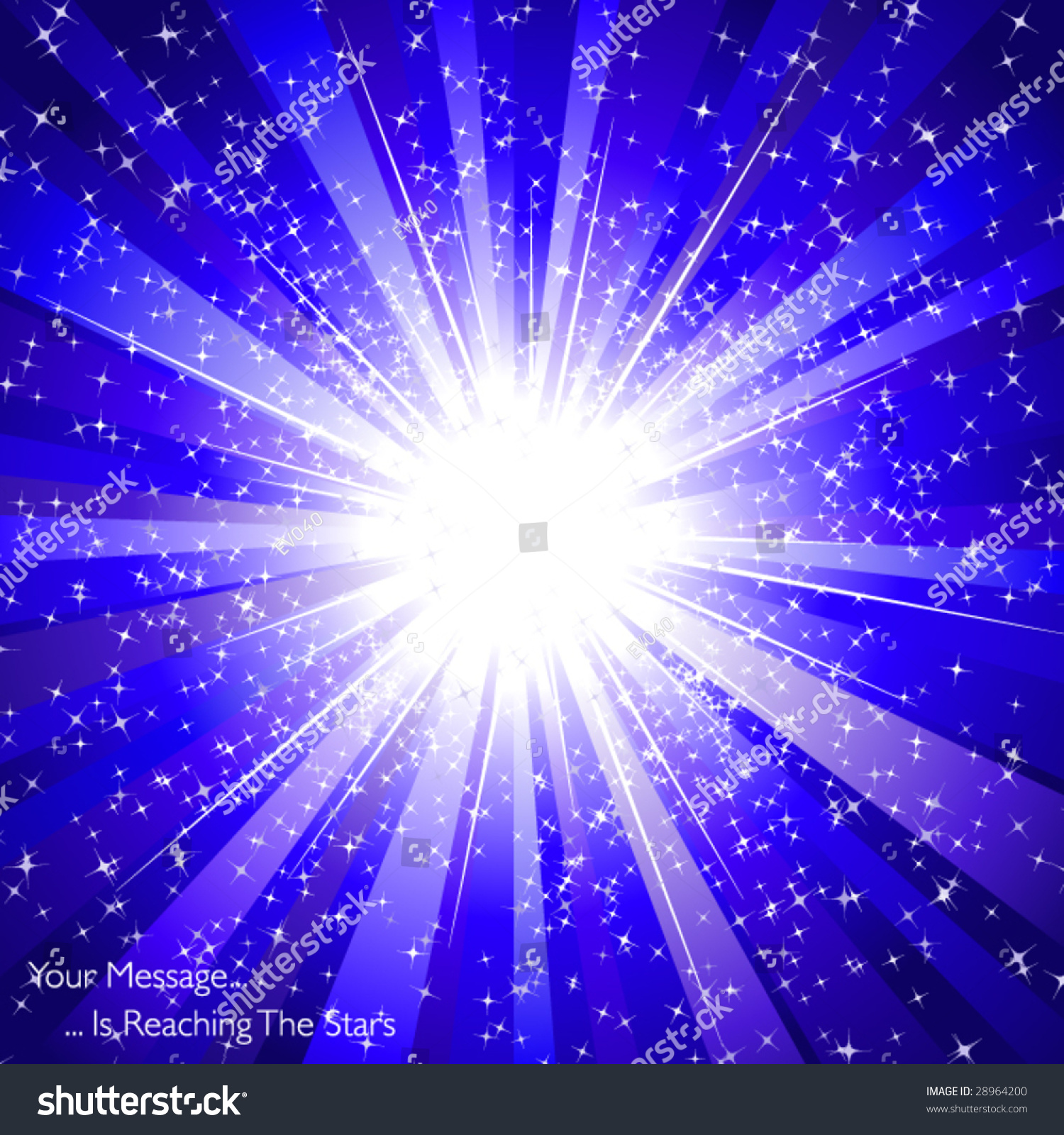 Blue Color Burst Stock Vector Illustration 28964200 Shutterstock