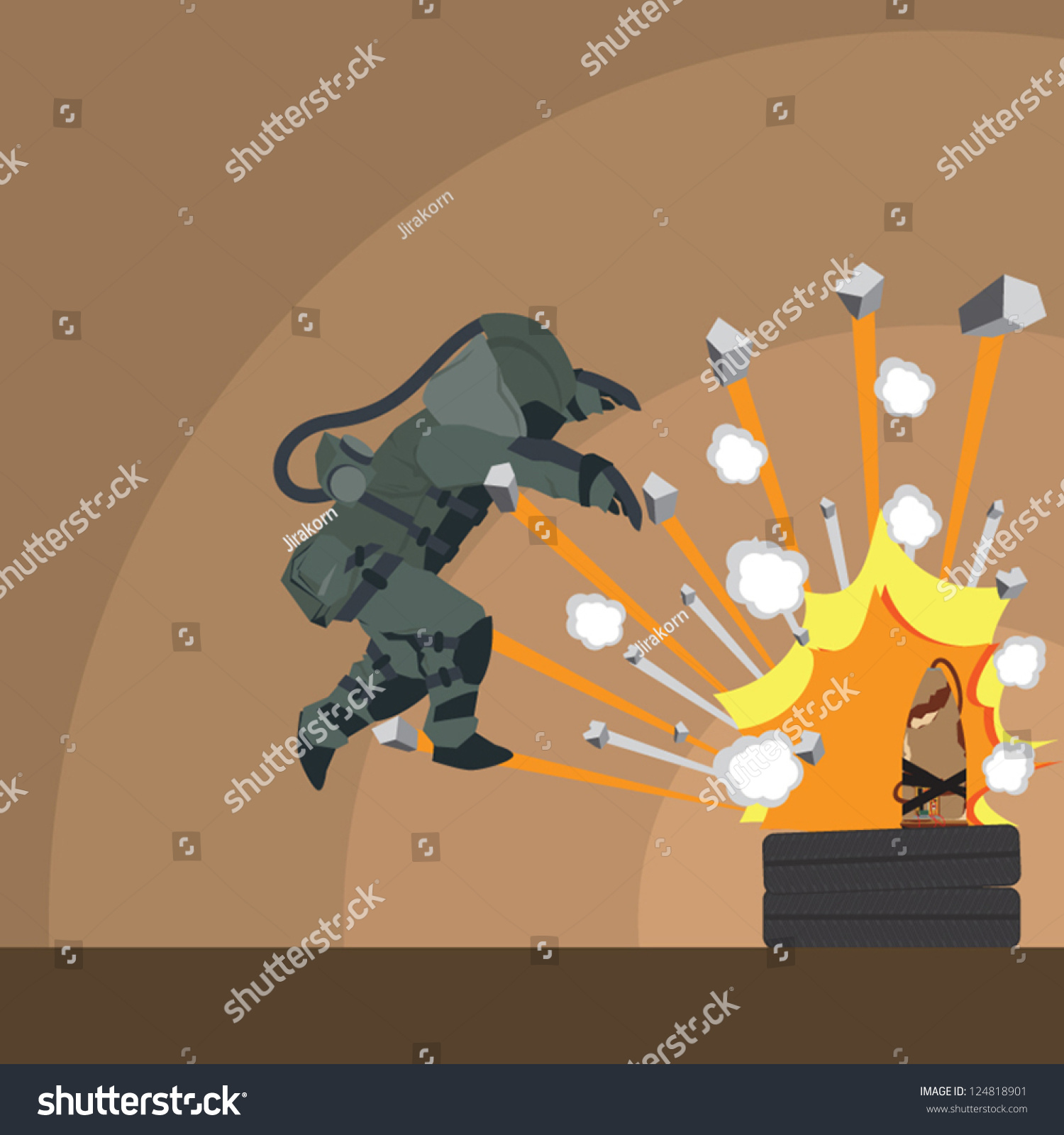 Bomb Defuse Stock Vector Illustration 124818901 : Shutterstock Bomb Defuse Stock Vector Illustration 124818901 : Shutterstock