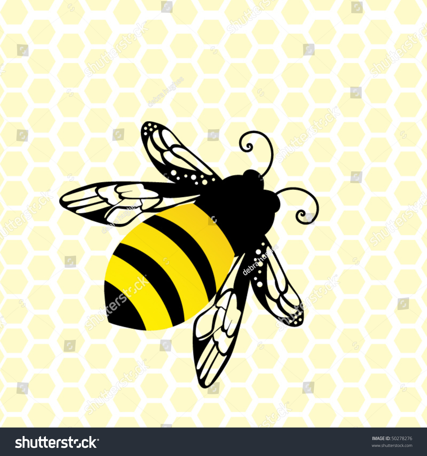 Bumble Bee Stock Vector Illustration 50278276 Shutterstock