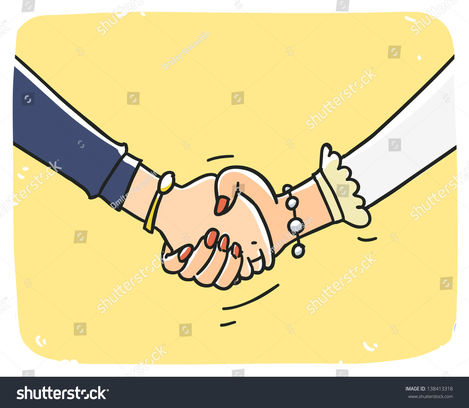 Business Woman Handshake Cartoon Illustration Isolated Stock Vector ... Business Woman Handshake Cartoon Illustration Isolated Stock Vector ...