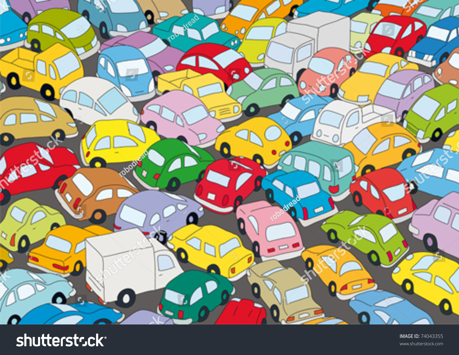 Car Traffic Jam Stock Vector Illustration 74043355 : Shutterstock Car Traffic Jam Stock Vector Illustration 74043355 : Shutterstock