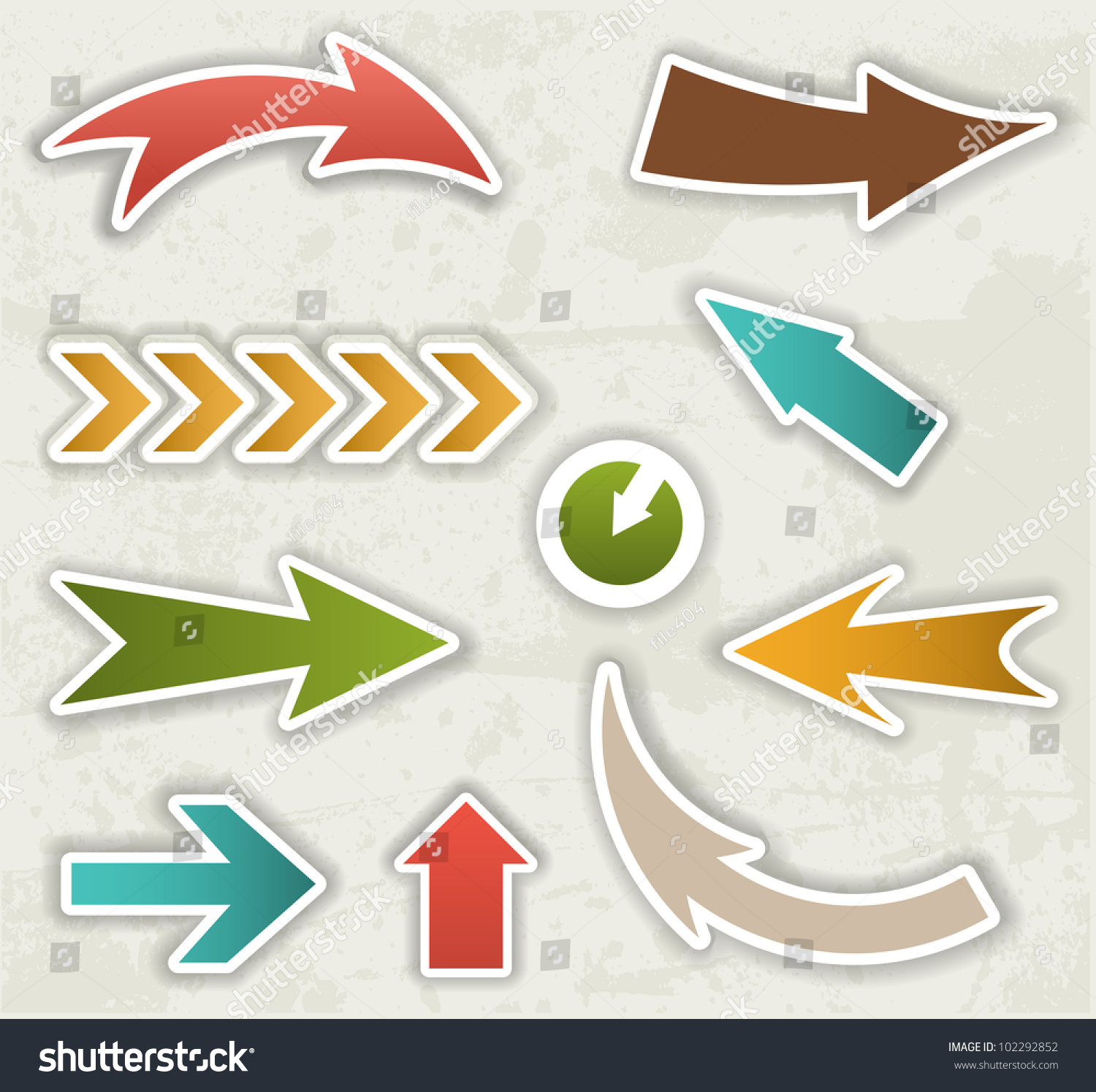 Color Vector Arrows 102292852 Shutterstock