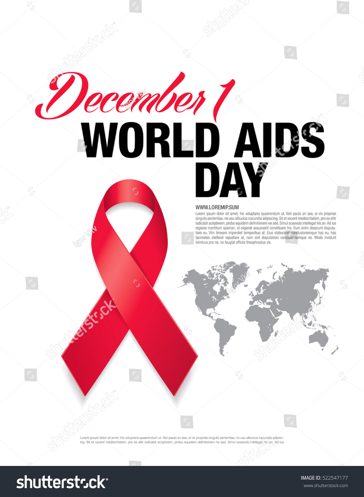 December 1. World Aids Day Poster. Stock Vector 522547177 : Shutterstock December 1. World Aids Day Poster. Stock Vector 522547177 : Shutterstock