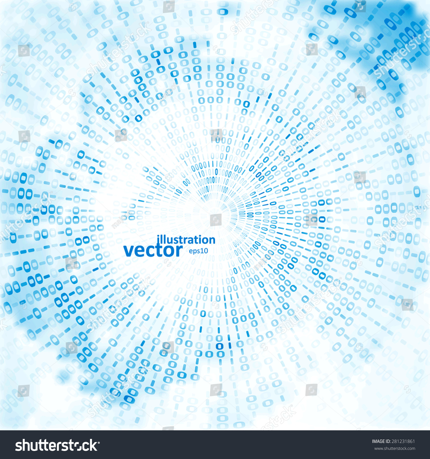 Digital Code Background Abstract Vector Illustration Eps10 281231861 Shutterstock