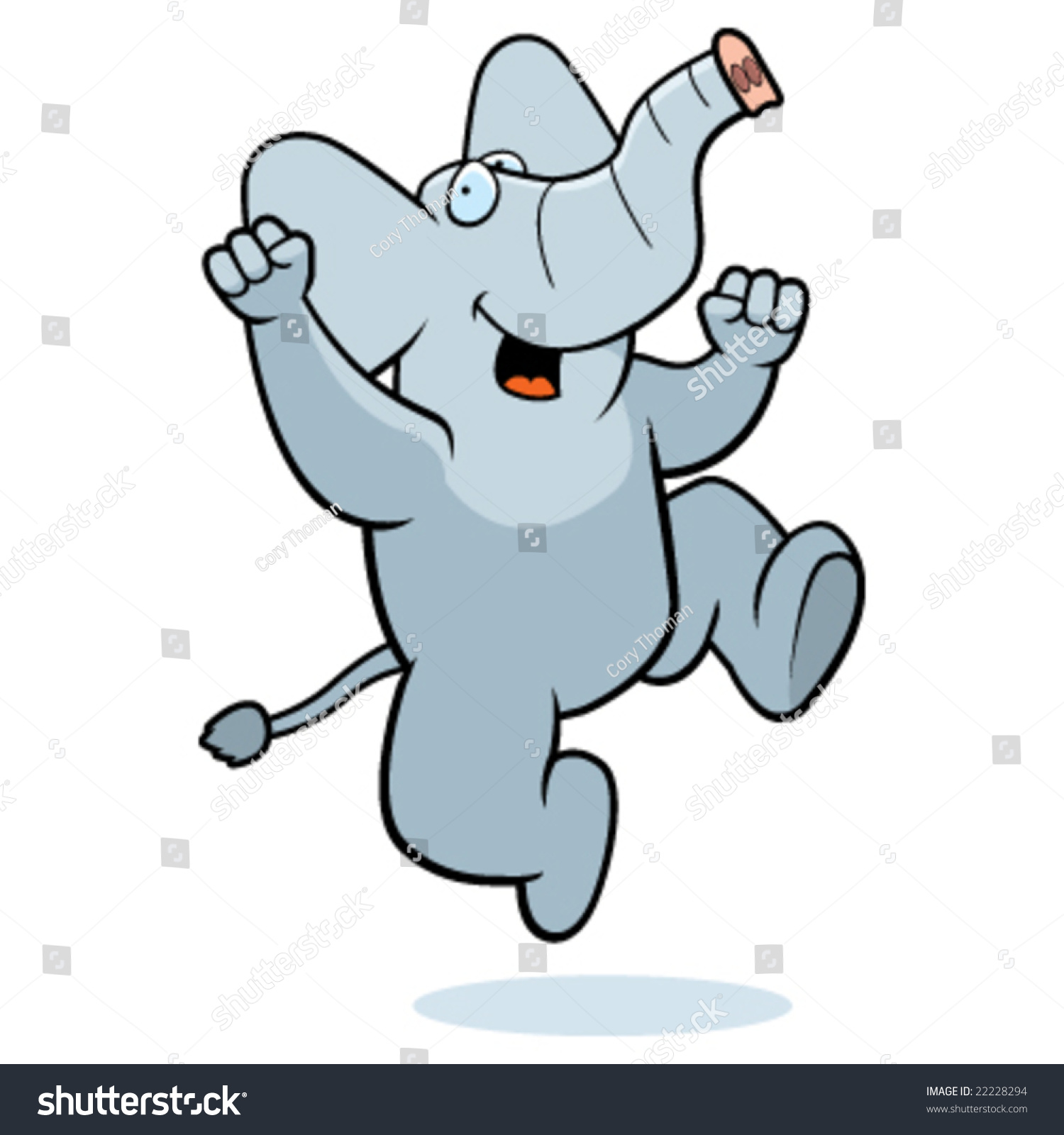 Elephant Jumping Stock Vector Illustration 22228294 : Shutterstock Elephant Jumping Stock Vector Illustration 22228294 : Shutterstock