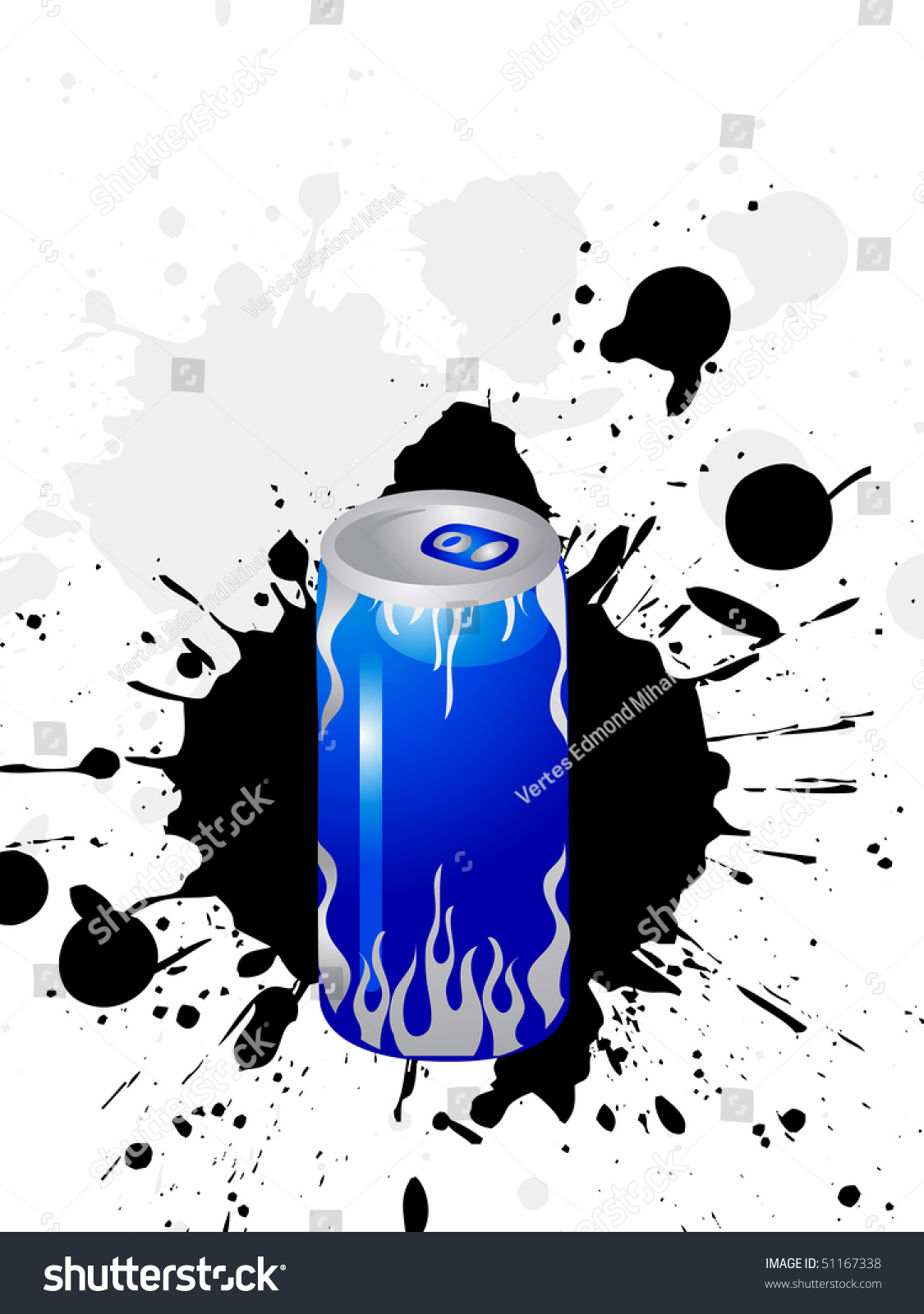Energy Drink Can Vector - 51167338 : Shutterstock Energy Drink Can Vector - 51167338 : Shutterstock
