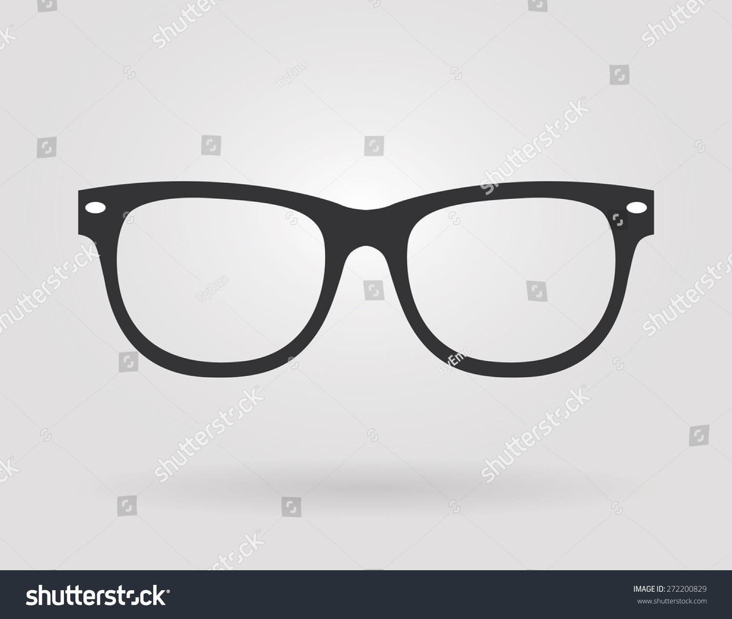 Nerd Glasses Icon Stock Vector 272200829 Shutterstock