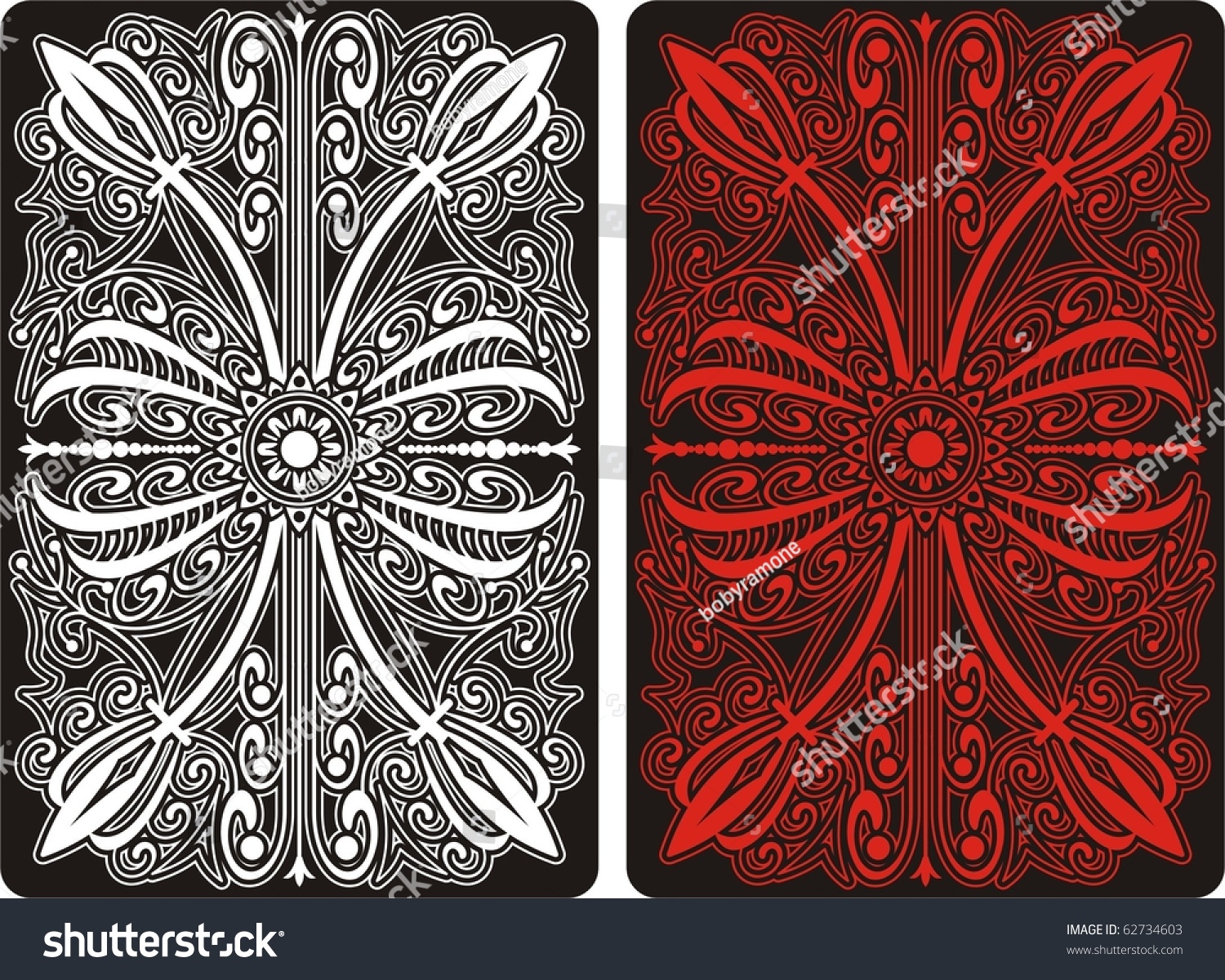 Playing Card Back Side Stock Vector Illustration 62734603 : Shutterstock Playing Card Back Side Stock Vector Illustration 62734603 : Shutterstock