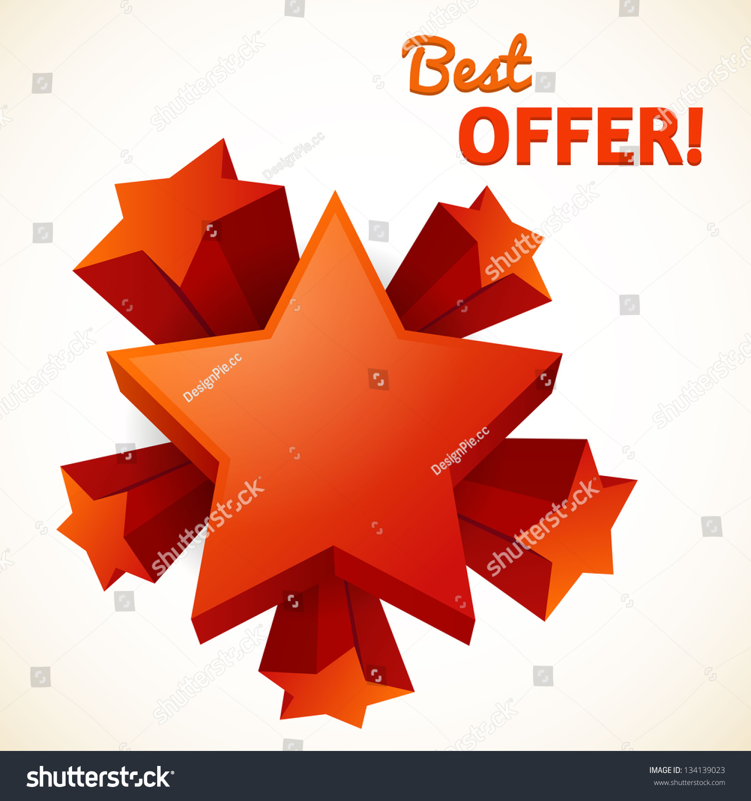 Realistic Stars Isolated. Special Offer Stock Vector Illustration ... Realistic Stars Isolated. Special Offer Stock Vector Illustration ...