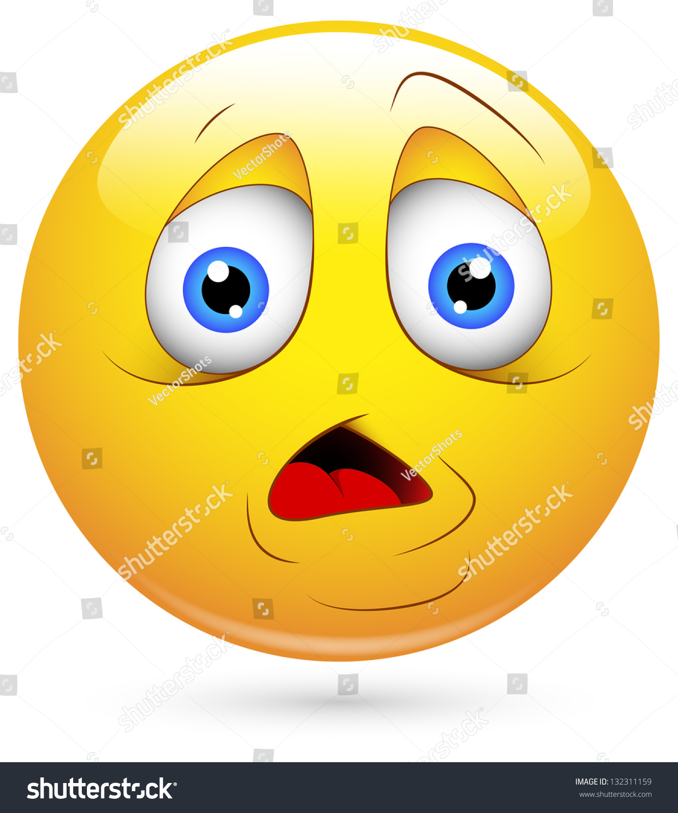 Smiley Vector Illustration - Puzzled Face - 132311159 : Shutterstock Smiley Vector Illustration - Puzzled Face - 132311159 : Shutterstock