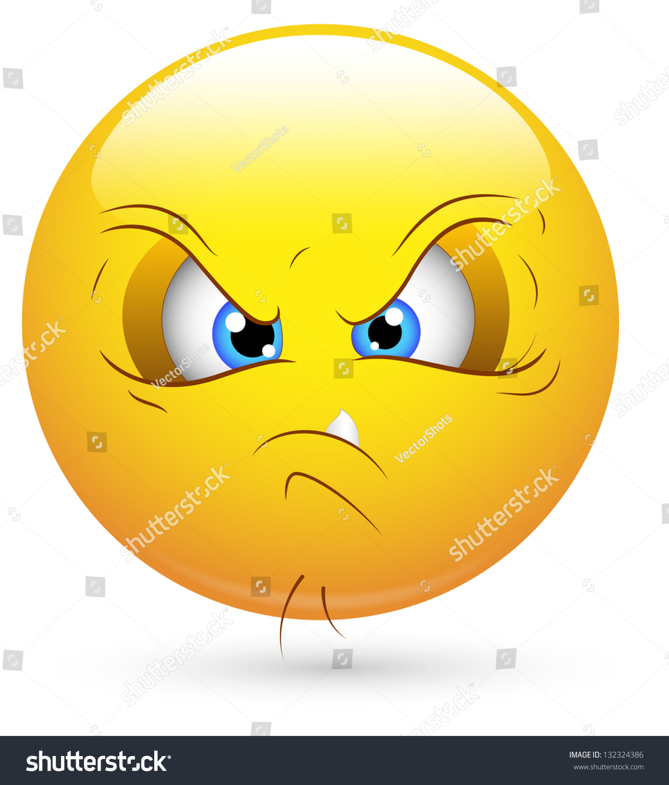 Smiley Vector Illustration - Unhappy Face - 132324386 : Shutterstock Smiley Vector Illustration - Unhappy Face - 132324386 : Shutterstock