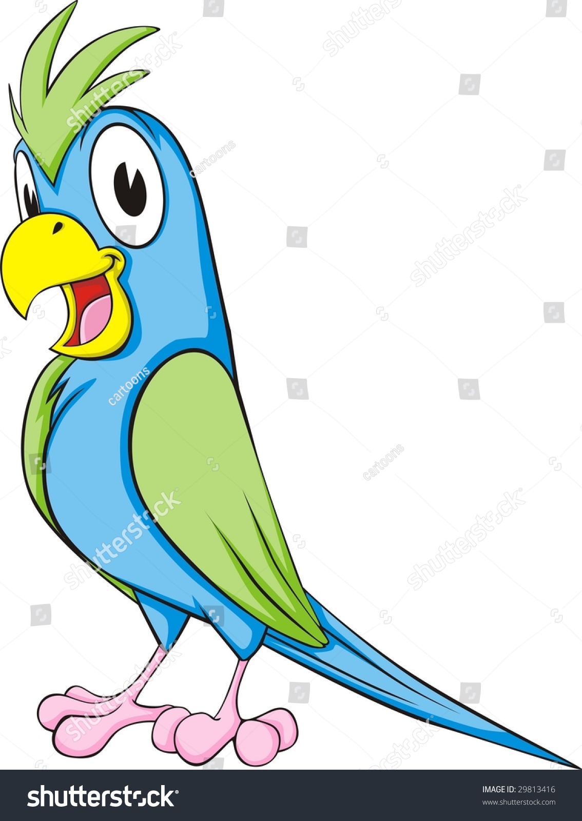 Talking Parrot Stock Vector Illustration 29813416 : Shutterstock Talking Parrot Stock Vector Illustration 29813416 : Shutterstock