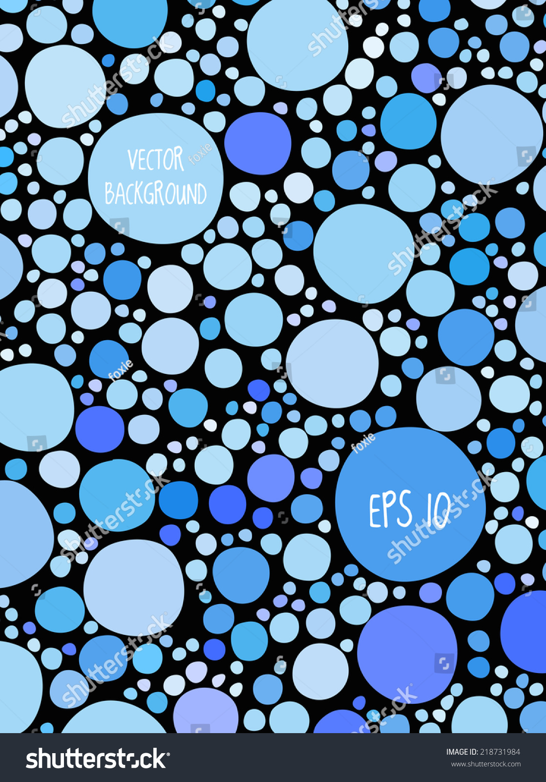 Vector Abstract Blue Irregular Circles Background Stock Vector ... Vector Abstract Blue Irregular Circles Background Stock Vector ...