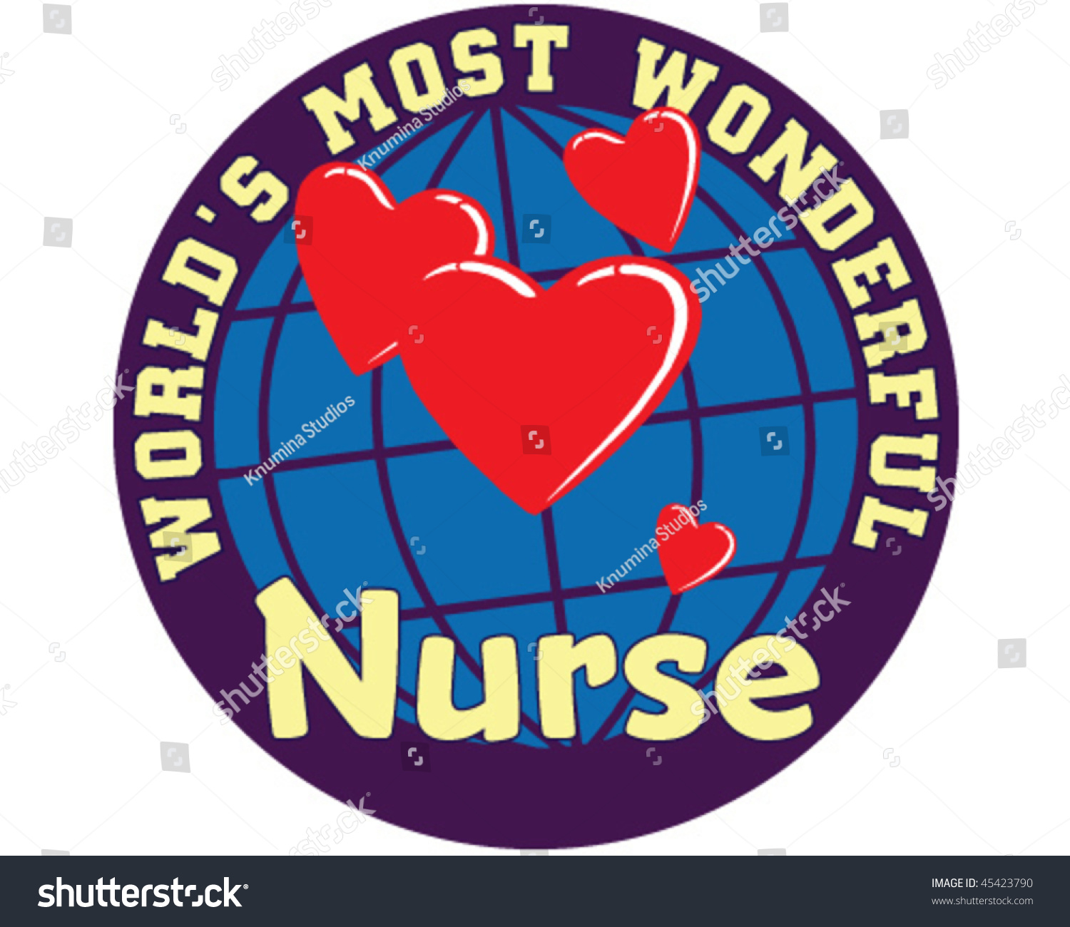 World'S Most Wonderful Nurse Award Stock Vector Illustration 45423790 ... World'S Most Wonderful Nurse Award Stock Vector Illustration 45423790 ...