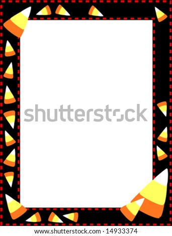 Candy Corn Border Clipart | Free download on ClipArtMag