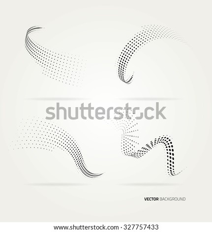 Halftone Swirl Free Vector | 123Freevectors