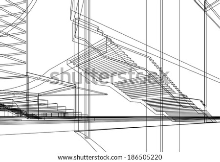 vector architecture background - Stock Image - Everypixel