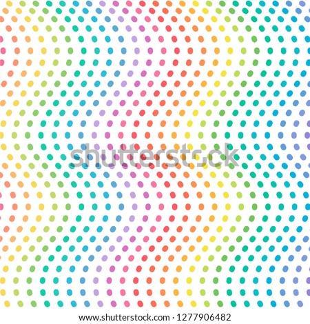 Rainbow Polka Dot Wallpaper Clipart | Free download on ClipArtMag