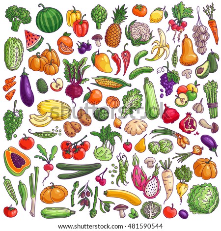 Fruits And Veggies Clipart | Free download on ClipArtMag
