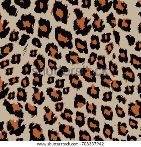 Free Leopard Print Background Vector | 123Freevectors