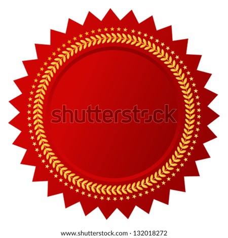 Vector Red Certificate - 132018272 : Shutterstock