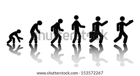 Human Evolution Drawing | Free download on ClipArtMag