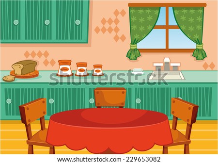 Kitchen Cartoon Clipart | Free download on ClipArtMag