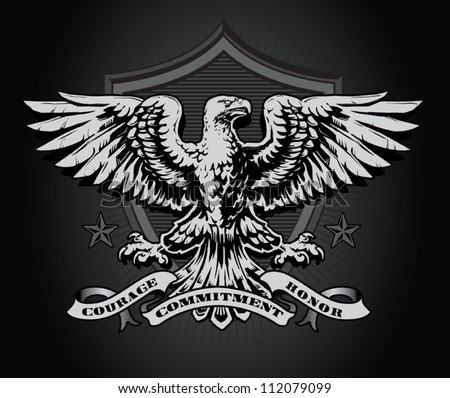 Eagle Badge Vector Image | Download Free Vector Art | Free-Vectors