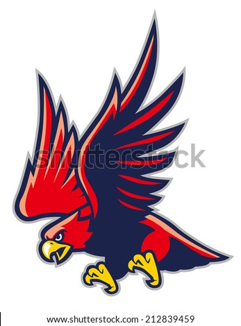 Hawk Mascot Clipart | Free download on ClipArtMag