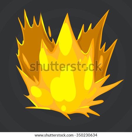 Explode Effect Stock Vector Illustration 350230634 : Shutterstock