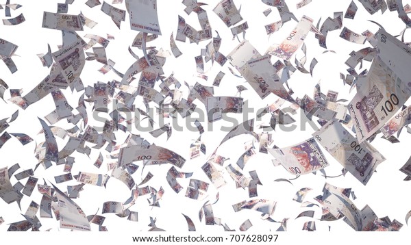 100 Malaysian Ringgit Myr Malaysia Money Stock Illustration 707628097 ...
