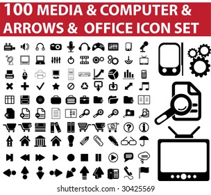 100 Universal Signs Vector Stock Vector (Royalty Free) 50498317 ...