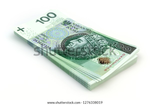 100 Pln 3d Illustration Stock Illustration 1276338019 | Shutterstock