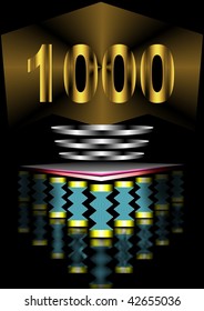 1000 Stock Illustration 42655036 | Shutterstock