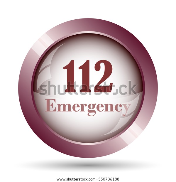 112 Emergency Icon Internet Button On Stock Illustration 350736188 ...