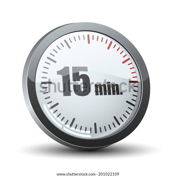 15 Minutes Timer Stock Illustration 201022109 | Shutterstock