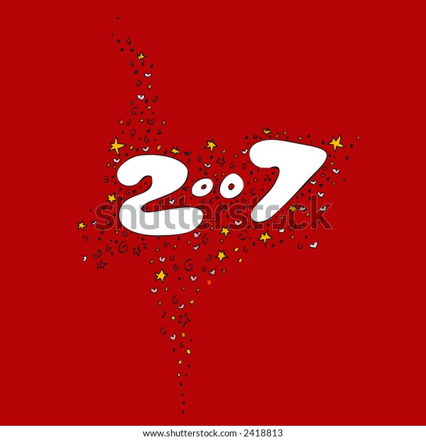 2007 Stock Illustration 2418813 | Shutterstock