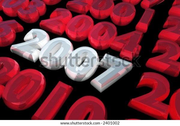 2007 White Stock Illustration 2401002 | Shutterstock