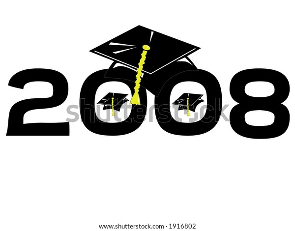 2008 Graduation Stock Illustration 1916802 | Shutterstock