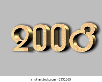 2008 Text Stock Illustration 8331865 | Shutterstock